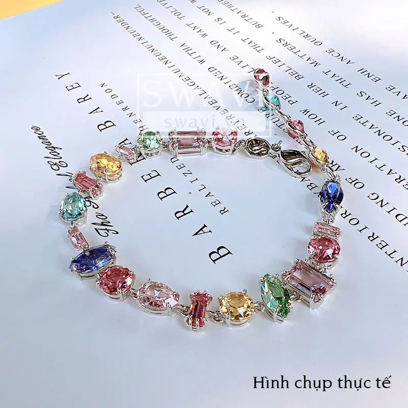 5656427 Vòng Tay Swarovski Gema bracelet, Mixed cuts| Swavi